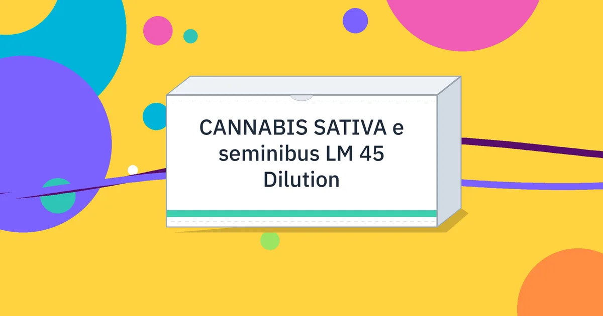 Symbolbild: Packung mit der Aufschrift CANNABIS SATIVA e seminibus LM 45 Dilution (PZN 12143963) – Verfügbarkeit und Bezug in Apotheken in Frankfurt am Main