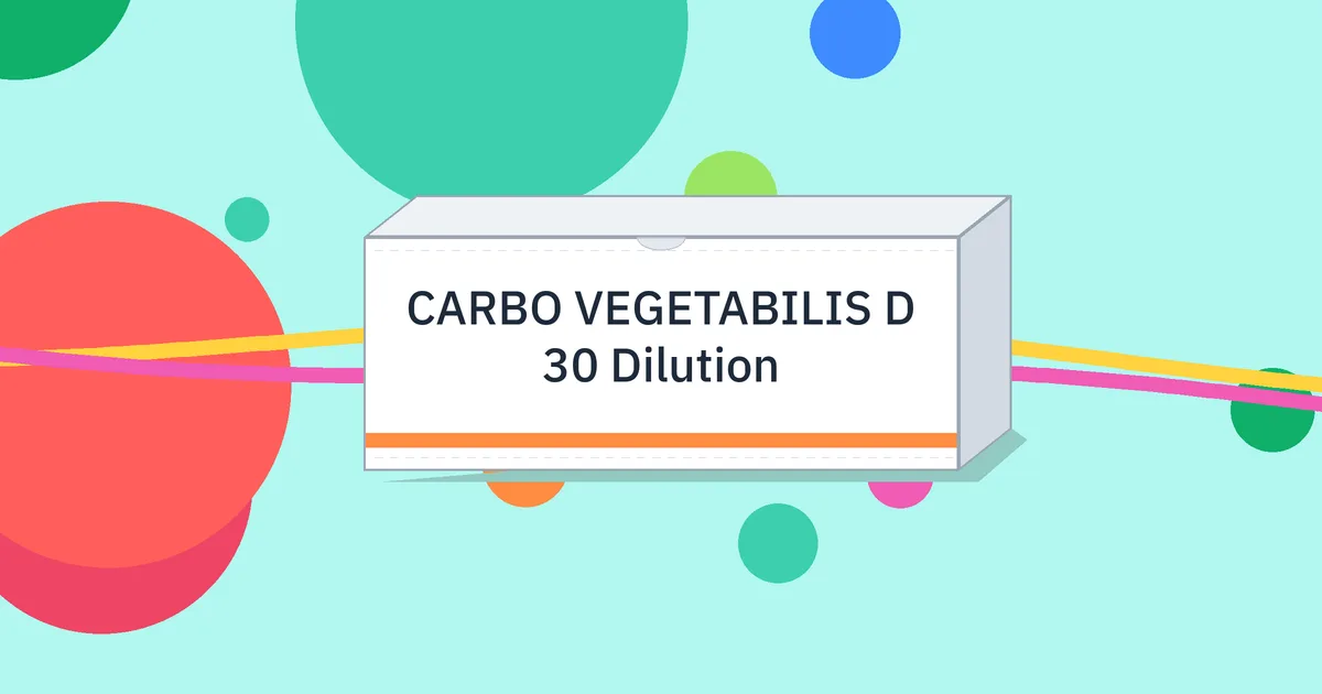 Symbolbild: Packung mit der Aufschrift CARBO VEGETABILIS D 30 Dilution (PZN 02117829) – Verfügbarkeit und Bezug in Apotheken in Frankfurt am Main