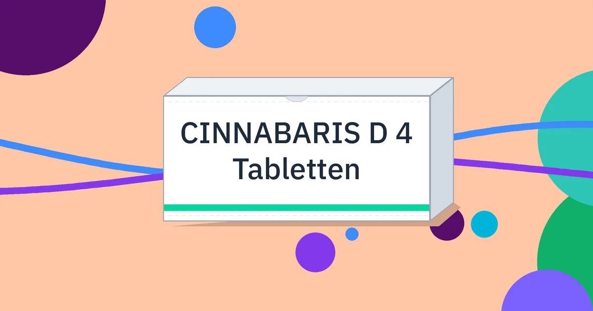 Symbolbild: Packung mit der Aufschrift CINNABARIS D 4 Tabletten (PZN 01766342) – Verfügbarkeit und Bezug in Apotheken in Frankfurt am Main