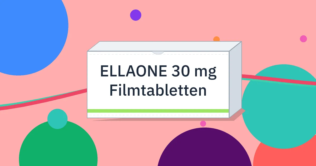 Symbolbild: Packung mit der Aufschrift ELLAONE 30 mg Filmtabletten (PZN 15570571) – Verfügbarkeit und Bezug in Apotheken in Frankfurt am Main