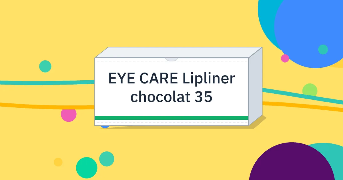 Symbolbild: Packung mit der Aufschrift EYE CARE Lipliner chocolat 35 (PZN 00809026) – Verfügbarkeit und Bezug in Apotheken in Frankfurt am Main