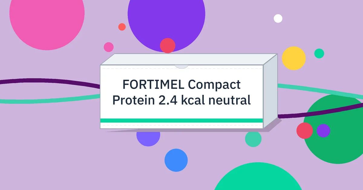 Symbolbild: Packung mit der Aufschrift FORTIMEL Compact Protein 2.4 kcal neutral (PZN 20914713) – Verfügbarkeit und Bezug in Apotheken in Frankfurt am Main