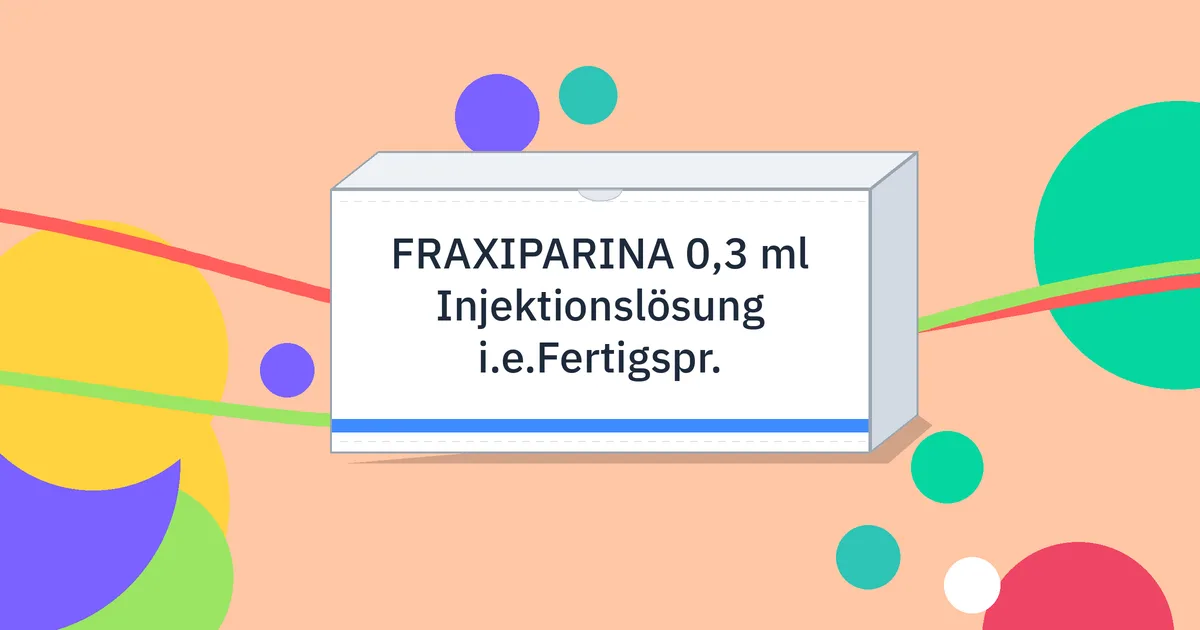 Symbolbild: Packung mit der Aufschrift FRAXIPARINA 0,3 ml Injektionslösung i.e.Fertigspr. (PZN 00885777) – Verfügbarkeit und Bezug in Apotheken in Frankfurt am Main