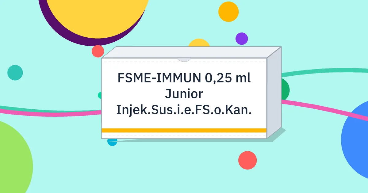 Symbolbild: Packung mit der Aufschrift FSME-IMMUN 0,25 ml Junior Injek.Sus.i.e.FS.o.Kan. (PZN 03100529) – Verfügbarkeit und Bezug in Apotheken in Frankfurt am Main