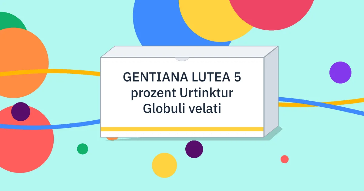 Symbolbild: Packung mit der Aufschrift GENTIANA LUTEA 5 prozent Urtinktur Globuli velati (PZN 10735702) – Verfügbarkeit und Bezug in Apotheken in Frankfurt am Main