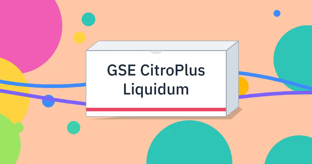Symbolbild: Packung mit der Aufschrift GSE CitroPlus Liquidum (PZN 03939309) – Verfügbarkeit und Bezug in Apotheken in Frankfurt am Main