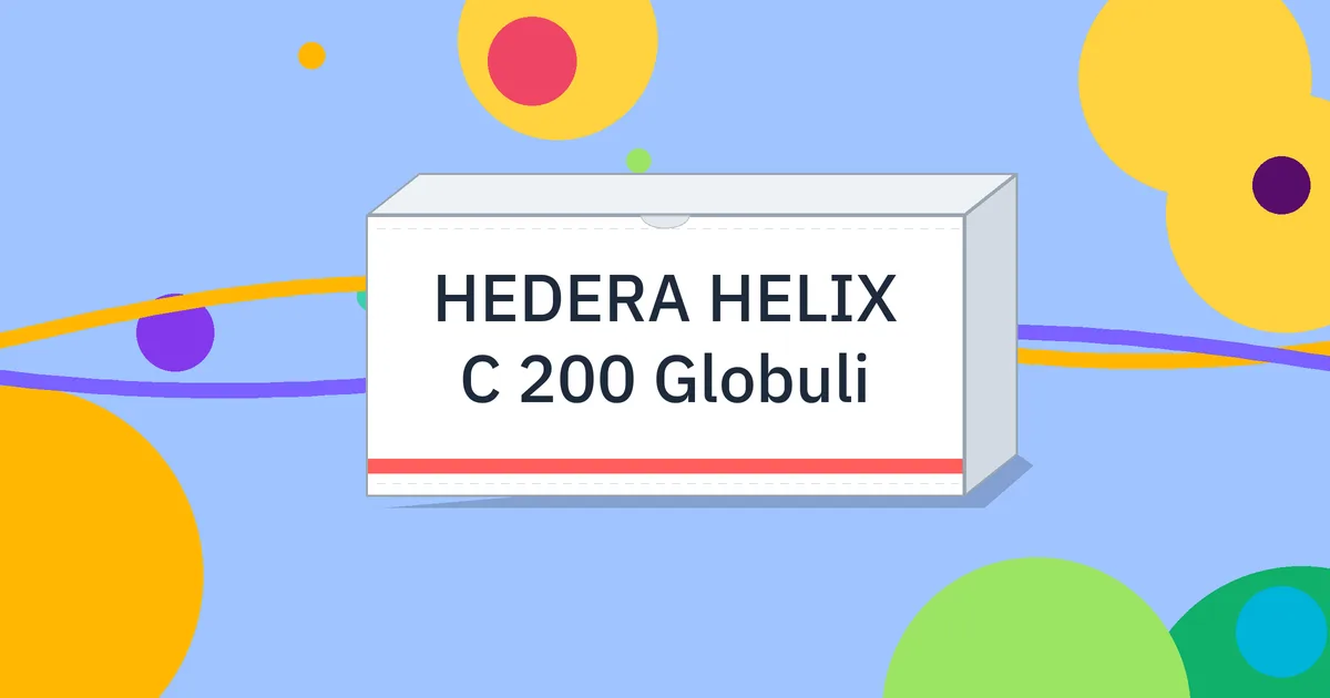 Symbolbild: Packung mit der Aufschrift HEDERA HELIX C 200 Globuli (PZN 16691489) – Verfügbarkeit und Bezug in Apotheken in Frankfurt am Main