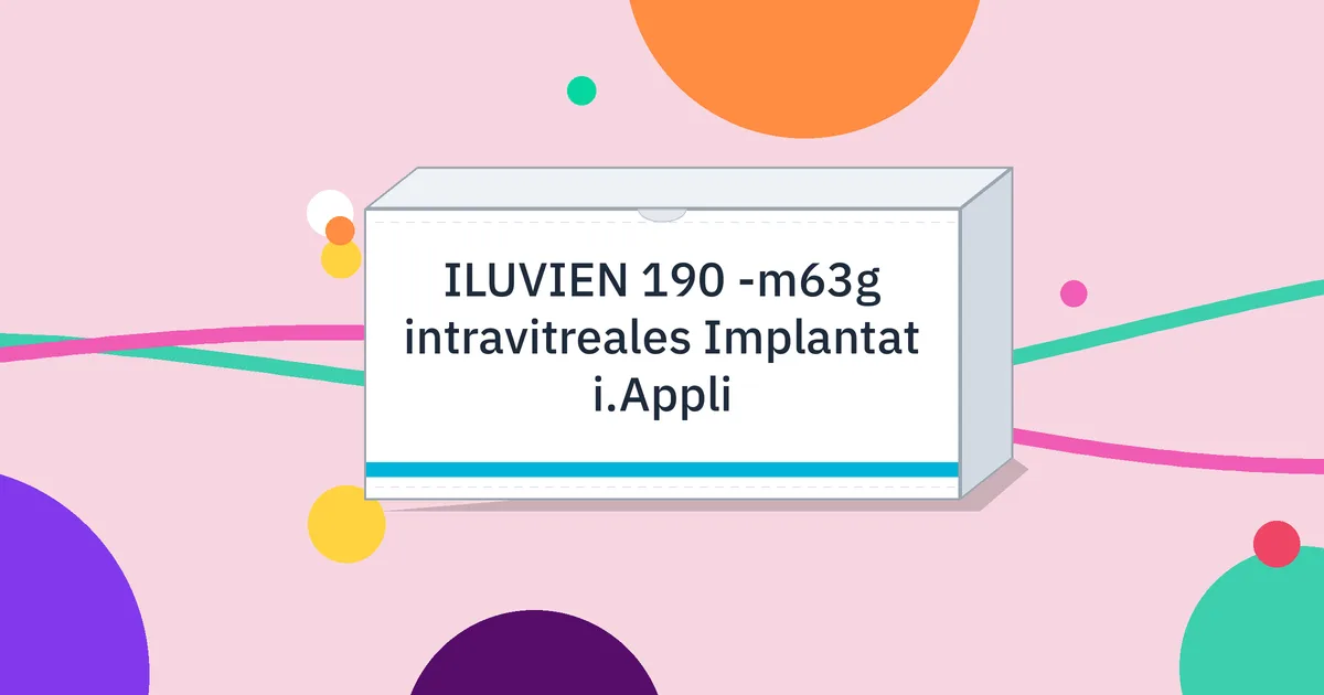 Symbolbild: Packung mit der Aufschrift ILUVIEN 190 -m63g intravitreales Implantat i.Appli (PZN 17846304) – Verfügbarkeit und Bezug in Apotheken in Frankfurt am Main