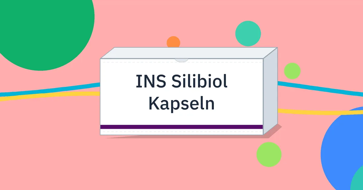 Symbolbild: Packung mit der Aufschrift INS Silibiol Kapseln (PZN 15391992) – Verfügbarkeit und Bezug in Apotheken in Frankfurt am Main