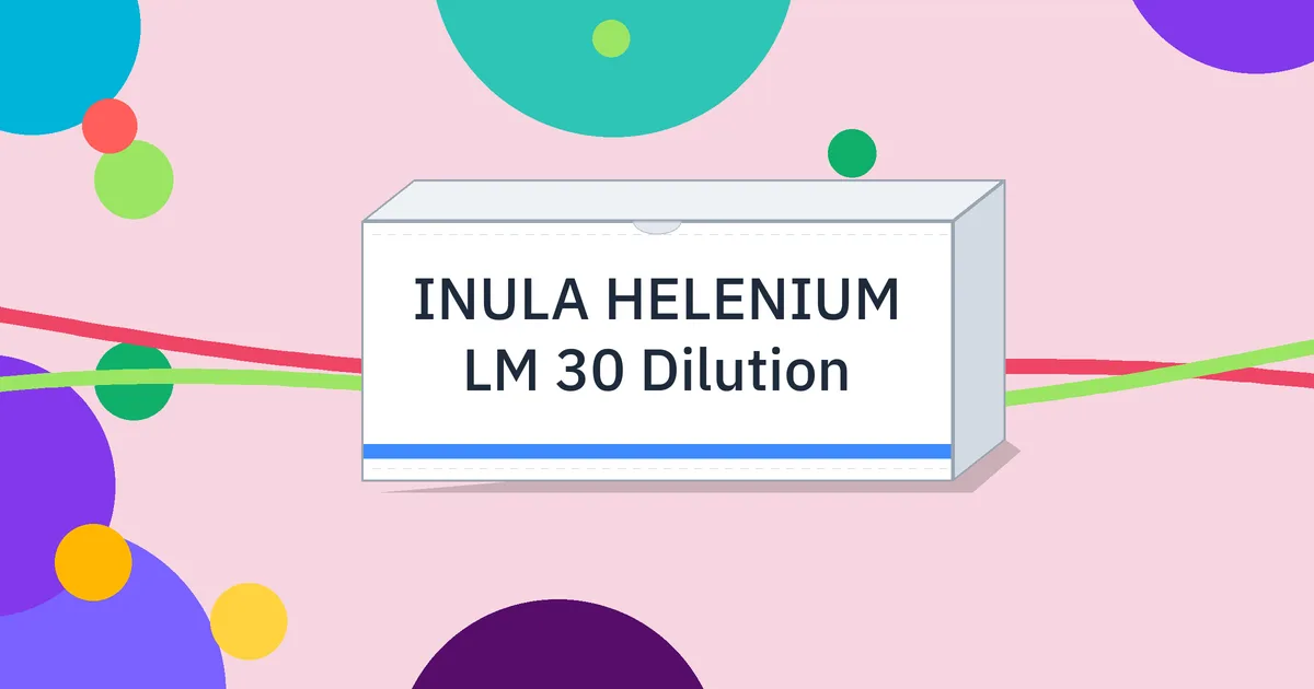 Symbolbild: Packung mit der Aufschrift INULA HELENIUM LM 30 Dilution (PZN 13560692) – Verfügbarkeit und Bezug in Apotheken in Frankfurt am Main