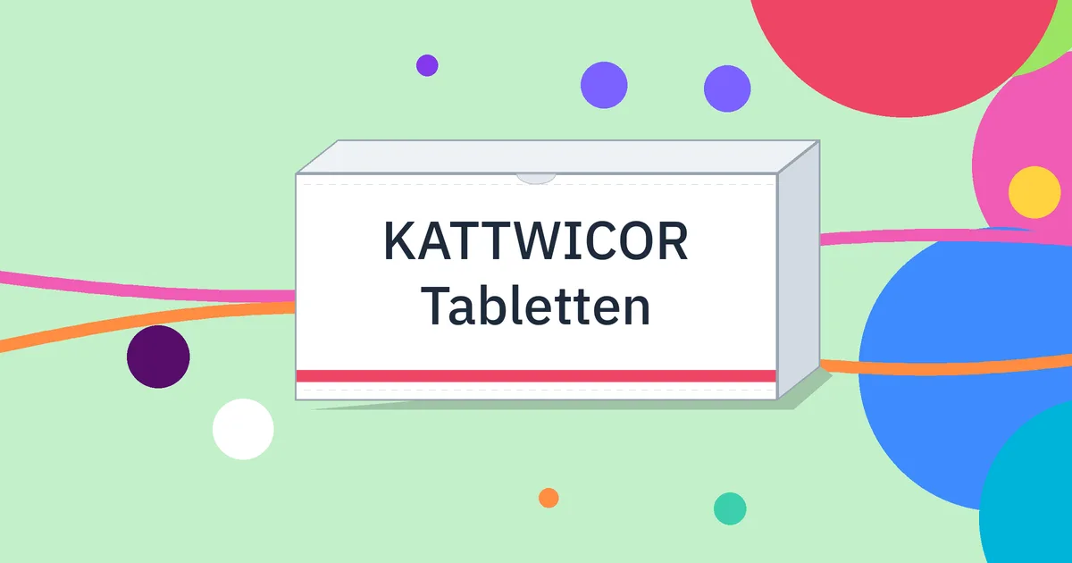 Symbolbild: Packung mit der Aufschrift KATTWICOR Tabletten (PZN 01987362) – Verfügbarkeit und Bezug in Apotheken in Frankfurt am Main