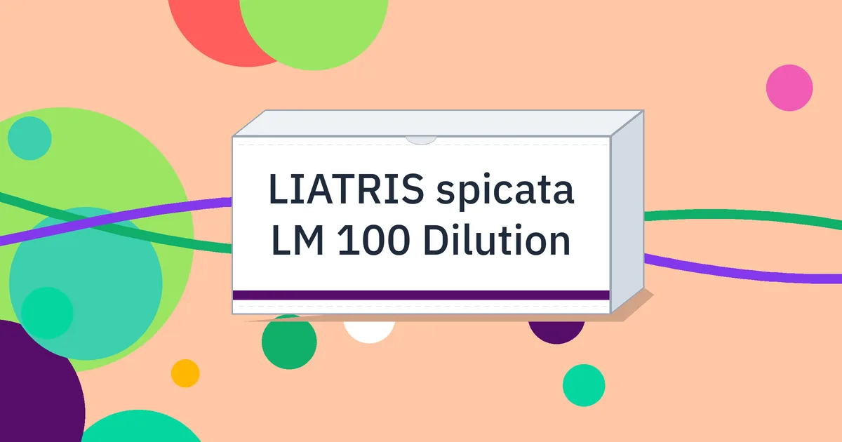 Symbolbild: Packung mit der Aufschrift LIATRIS spicata LM 100 Dilution (PZN 13528990) – Verfügbarkeit und Bezug in Apotheken in Frankfurt am Main