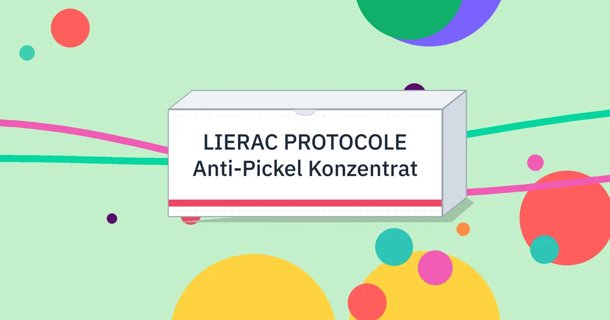 Symbolbild: Packung mit der Aufschrift LIERAC PROTOCOLE Anti-Pickel Konzentrat (PZN 19478862) – Verfügbarkeit und Bezug in Apotheken in Frankfurt am Main