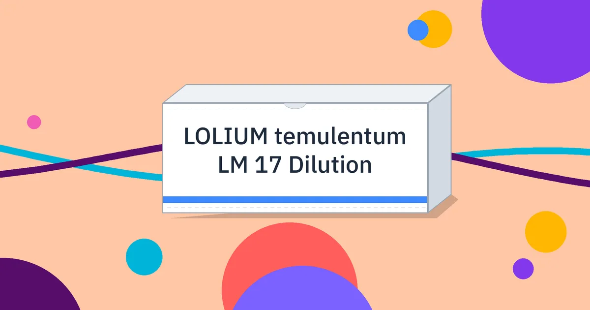 Symbolbild: Packung mit der Aufschrift LOLIUM temulentum LM 17 Dilution (PZN 13535300) – Verfügbarkeit und Bezug in Apotheken in Frankfurt am Main