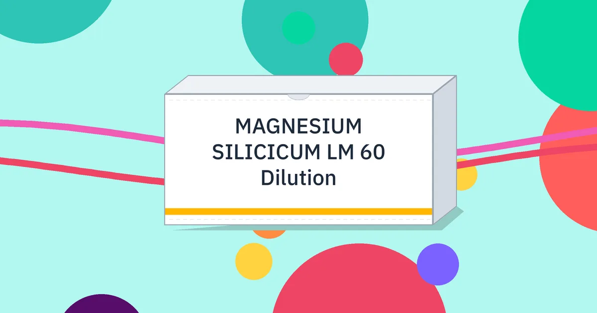 Symbolbild: Packung mit der Aufschrift MAGNESIUM SILICICUM LM 60 Dilution (PZN 12939892) – Verfügbarkeit und Bezug in Apotheken in Frankfurt am Main