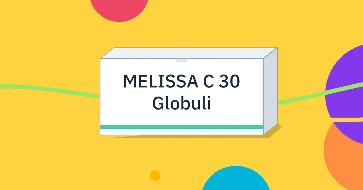 Symbolbild: Packung mit der Aufschrift MELISSA C 30 Globuli (PZN 16692425) – Verfügbarkeit und Bezug in Apotheken in Frankfurt am Main