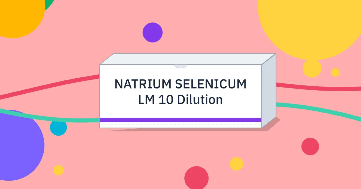 Symbolbild: Packung mit der Aufschrift NATRIUM SELENICUM LM 10 Dilution (PZN 13616754) – Verfügbarkeit und Bezug in Apotheken in Frankfurt am Main