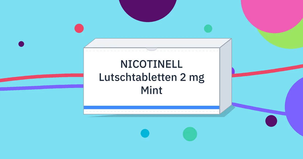 Symbolbild: Packung mit der Aufschrift NICOTINELL Lutschtabletten 2 mg Mint (PZN 19999762) – Verfügbarkeit und Bezug in Apotheken in Frankfurt am Main