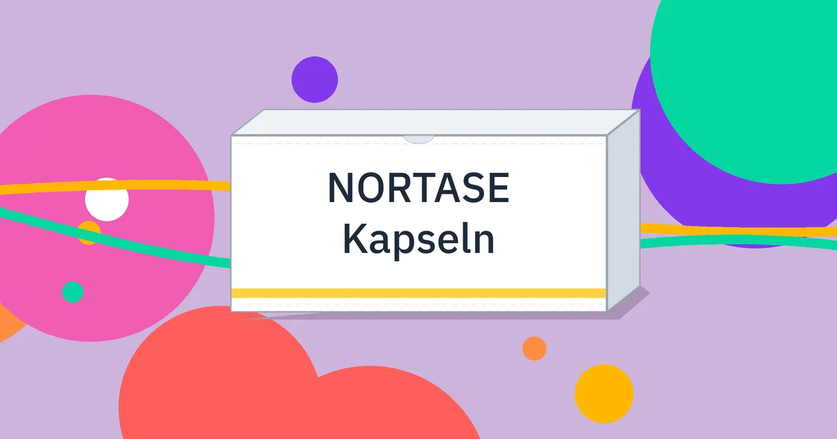 Symbolbild: Packung mit der Aufschrift NORTASE Kapseln (PZN 01953707) – Verfügbarkeit und Bezug in Apotheken in Frankfurt am Main