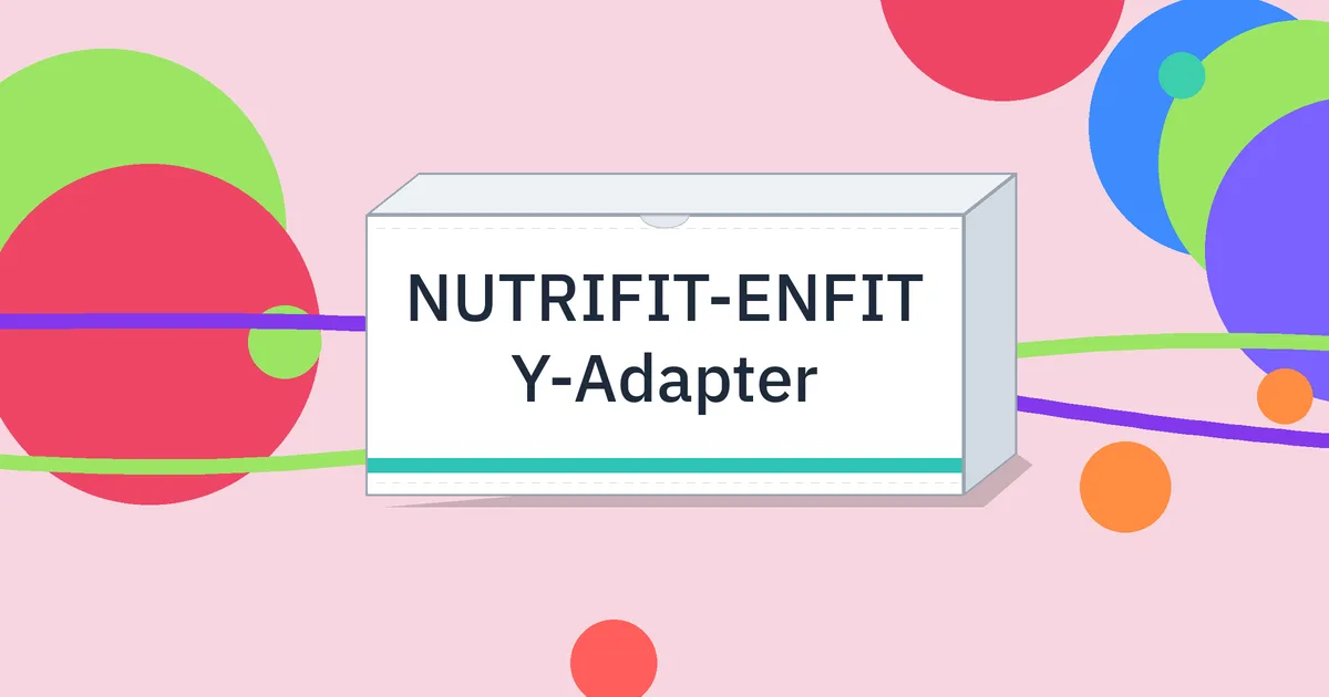 Symbolbild: Packung mit der Aufschrift NUTRIFIT-ENFIT Y-Adapter (PZN 14174560) – Verfügbarkeit und Bezug in Apotheken in Frankfurt am Main