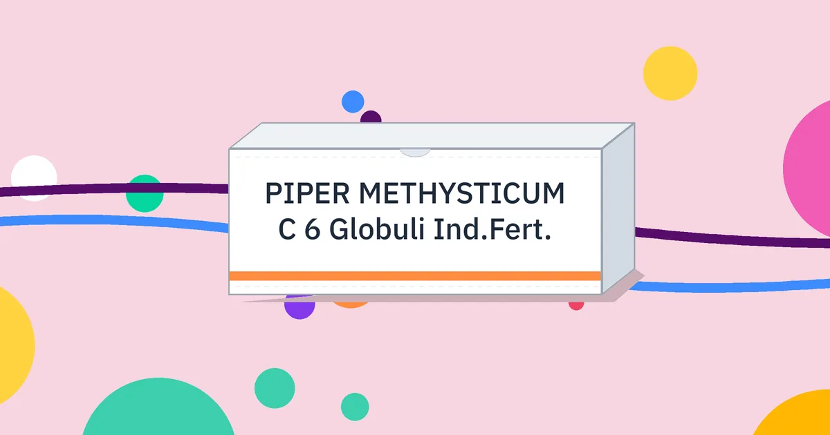 Symbolbild: Packung mit der Aufschrift PIPER METHYSTICUM C 6 Globuli Ind.Fert. (PZN 17689537) – Verfügbarkeit und Bezug in Apotheken in Frankfurt am Main