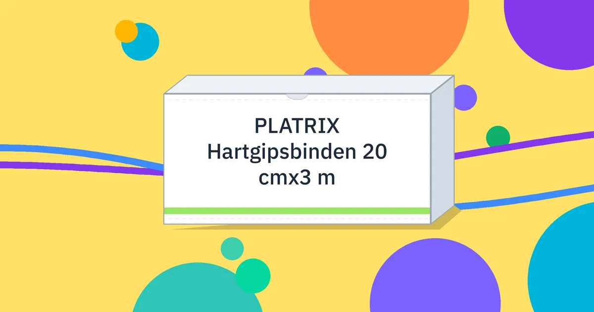 Symbolbild: Packung mit der Aufschrift PLATRIX Hartgipsbinden 20 cmx3 m (PZN 07154137) – Verfügbarkeit und Bezug in Apotheken in Frankfurt am Main
