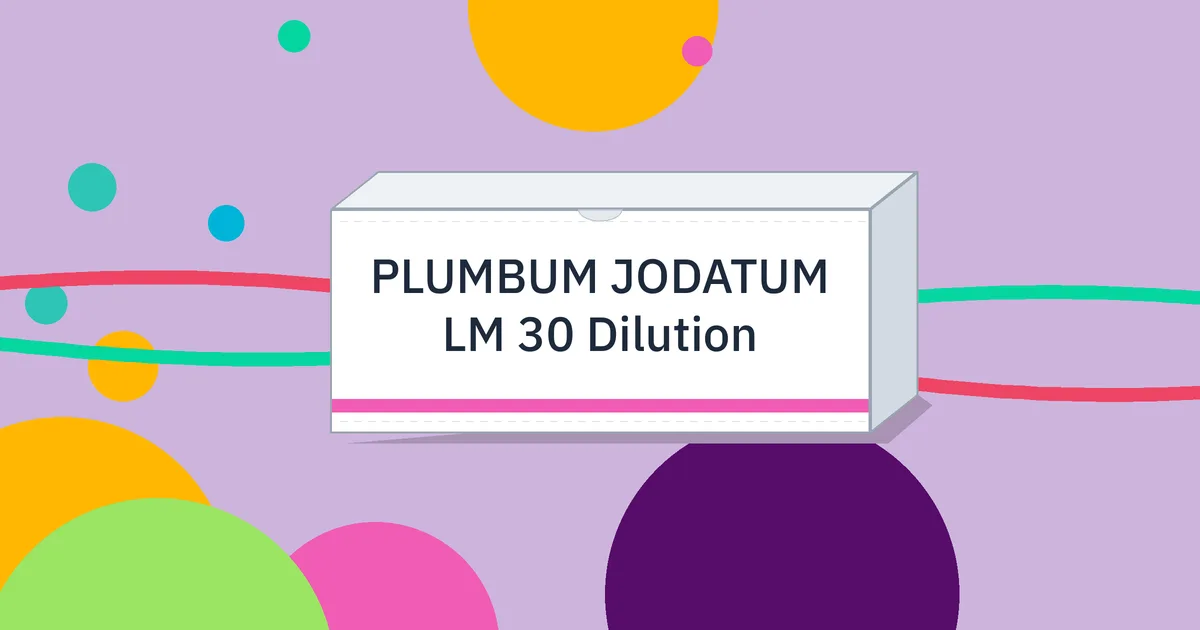 Symbolbild: Packung mit der Aufschrift PLUMBUM JODATUM LM 30 Dilution (PZN 13040917) – Verfügbarkeit und Bezug in Apotheken in Frankfurt am Main