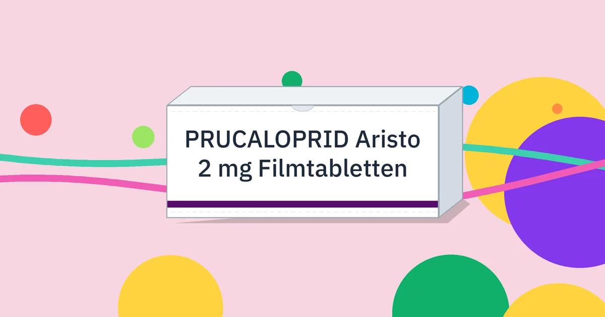 Symbolbild: Packung mit der Aufschrift PRUCALOPRID Aristo 2 mg Filmtabletten (PZN 18260500) – Verfügbarkeit und Bezug in Apotheken in Frankfurt am Main