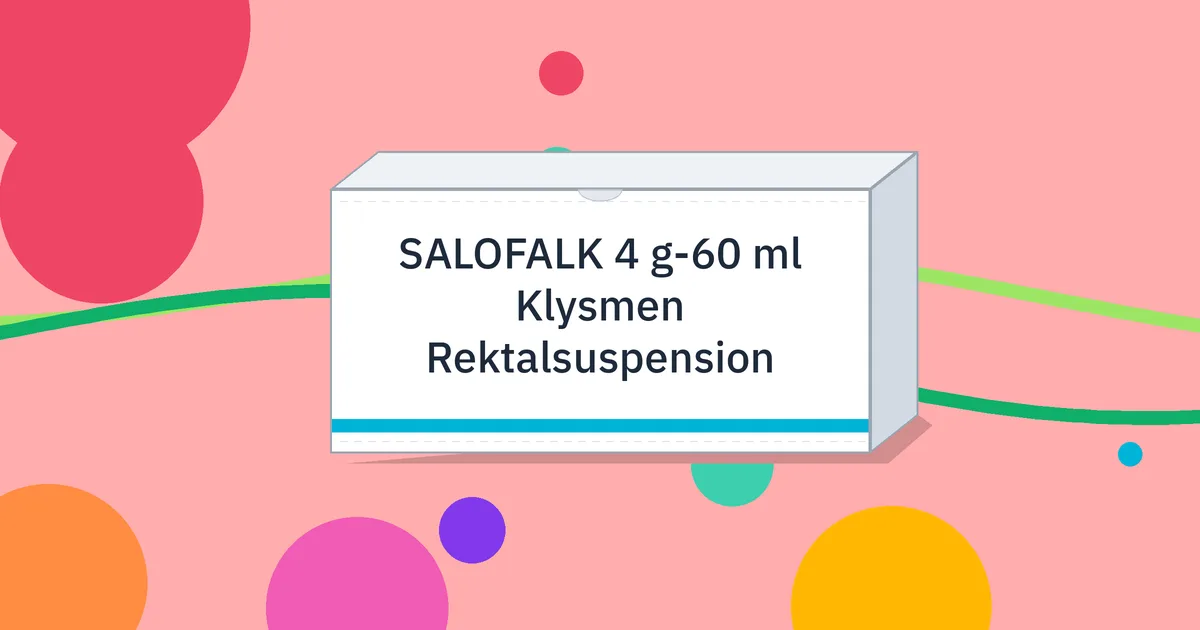 Symbolbild: Packung mit der Aufschrift SALOFALK 4 g-60 ml Klysmen Rektalsuspension (PZN 05737024) – Verfügbarkeit und Bezug in Apotheken in Frankfurt am Main