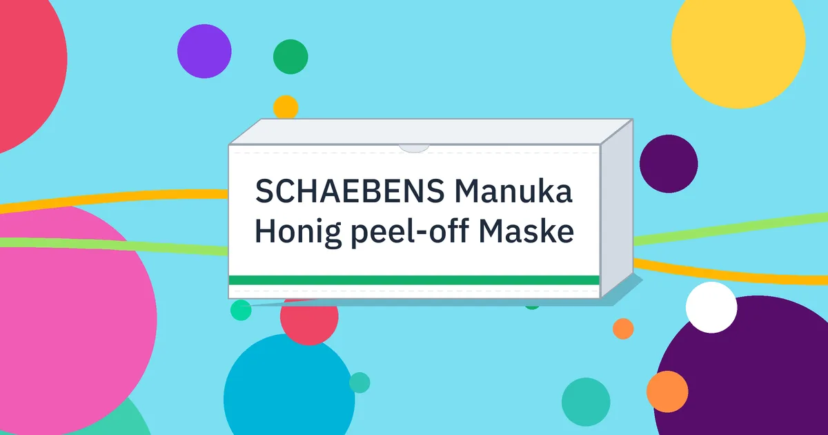 Symbolbild: Packung mit der Aufschrift SCHAEBENS Manuka Honig peel-off Maske (PZN 18750434) – Verfügbarkeit und Bezug in Apotheken in Frankfurt am Main