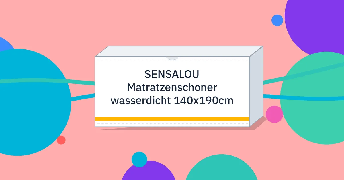 Symbolbild: Packung mit der Aufschrift SENSALOU Matratzenschoner wasserdicht 140x190cm (PZN 20740302) – Verfügbarkeit und Bezug in Apotheken in Frankfurt am Main