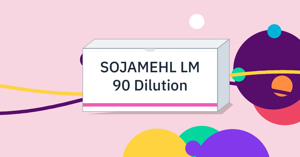 Symbolbild: Packung mit der Aufschrift SOJAMEHL LM 90 Dilution (PZN 13681421) – Verfügbarkeit und Bezug in Apotheken in Frankfurt am Main