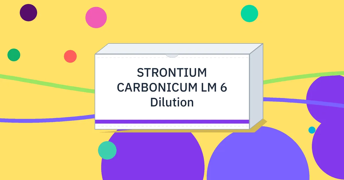 Symbolbild: Packung mit der Aufschrift STRONTIUM CARBONICUM LM 6 Dilution (PZN 09649558) – Verfügbarkeit und Bezug in Apotheken in Frankfurt am Main