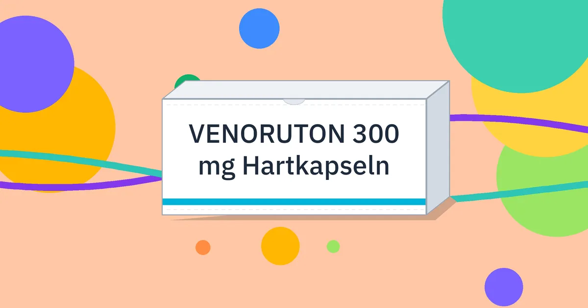 Symbolbild: Packung mit der Aufschrift VENORUTON 300 mg Hartkapseln (PZN 18220682) – Verfügbarkeit und Bezug in Apotheken in Frankfurt am Main