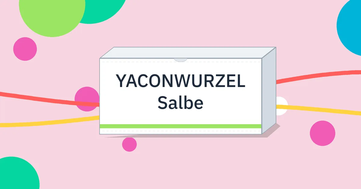 Symbolbild: Packung mit der Aufschrift YACONWURZEL Salbe (PZN 16571609) – Verfügbarkeit und Bezug in Apotheken in Frankfurt am Main
