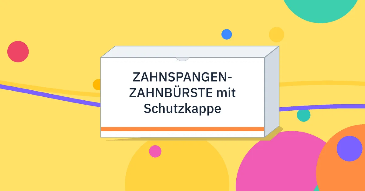 Symbolbild: Packung mit der Aufschrift ZAHNSPANGEN-ZAHNBÜRSTE mit Schutzkappe (PZN 10847973) – Verfügbarkeit und Bezug in Apotheken in Frankfurt am Main
