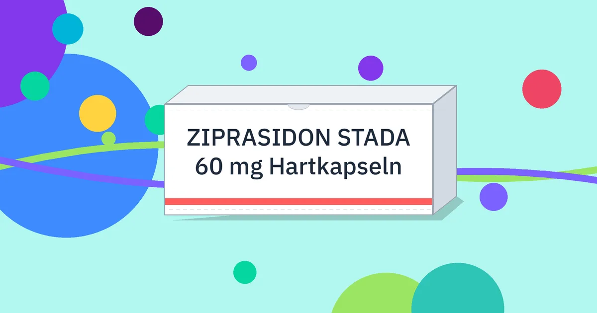 Symbolbild: Packung mit der Aufschrift ZIPRASIDON STADA 60 mg Hartkapseln (PZN 15227672) – Verfügbarkeit und Bezug in Apotheken in Frankfurt am Main