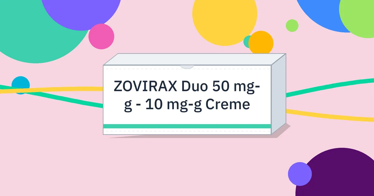 Symbolbild: Packung mit der Aufschrift ZOVIRAX Duo 50 mg-g - 10 mg-g Creme (PZN 13170548) – Verfügbarkeit und Bezug in Apotheken in Frankfurt am Main