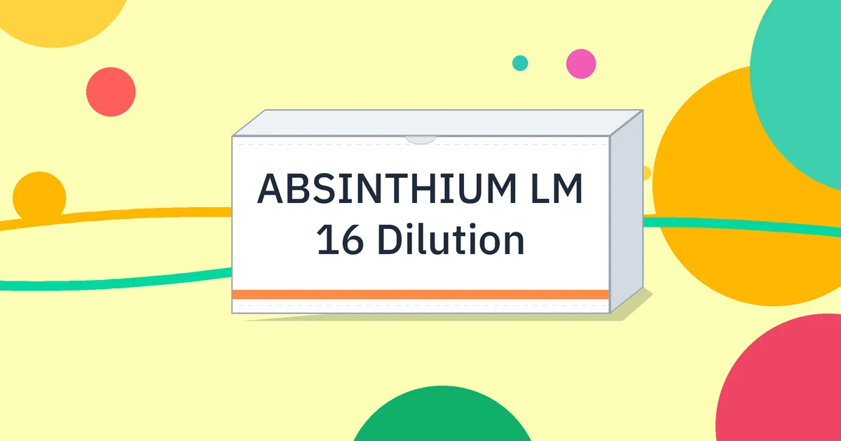Symbolbild: Packung mit der Aufschrift ABSINTHIUM LM 16 Dilution (PZN 13261475) – Verfügbarkeit und Bezug in Apotheken in Frankfurt am Main