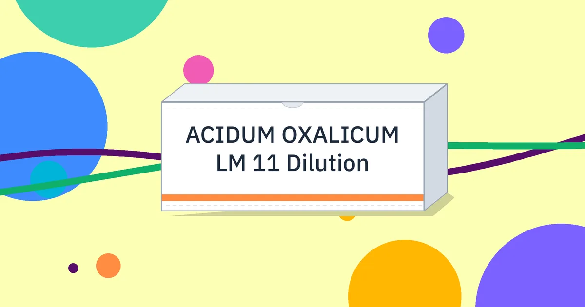 Symbolbild: Packung mit der Aufschrift ACIDUM OXALICUM LM 11 Dilution (PZN 13281006) – Verfügbarkeit und Bezug in Apotheken in Frankfurt am Main