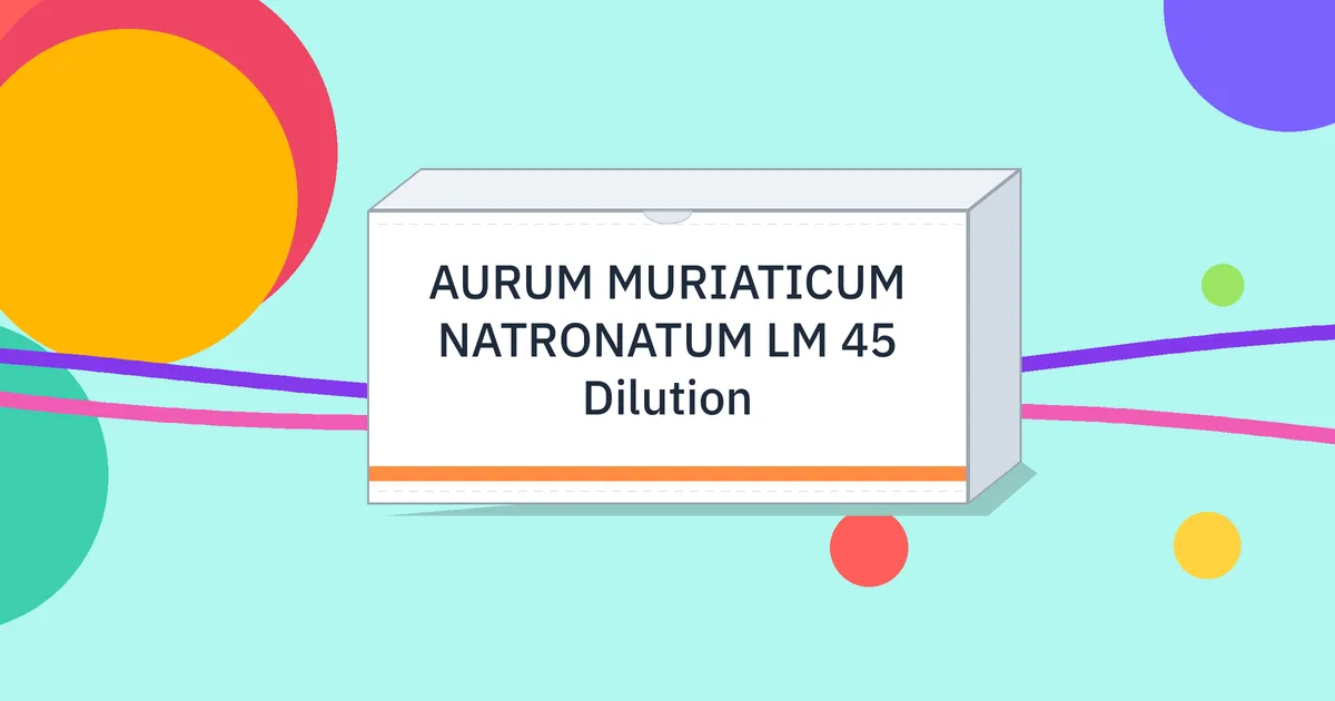 Symbolbild: Packung mit der Aufschrift AURUM MURIATICUM NATRONATUM LM 45 Dilution (PZN 12786129) – Verfügbarkeit und Bezug in Apotheken in Frankfurt am Main