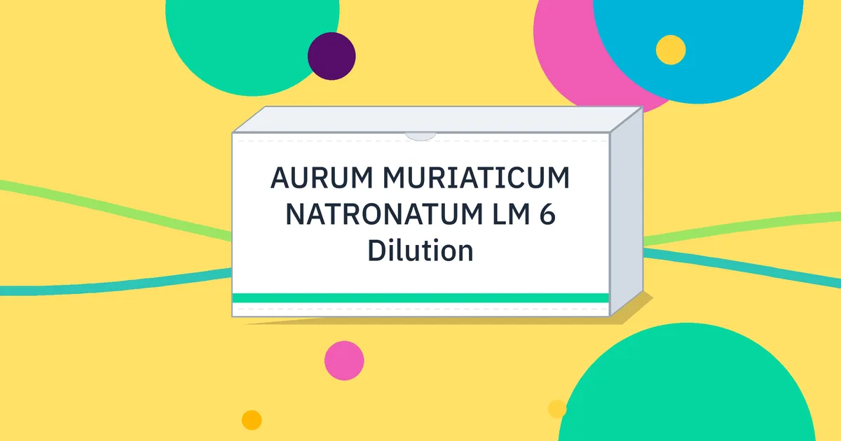 Symbolbild: Packung mit der Aufschrift AURUM MURIATICUM NATRONATUM LM 6 Dilution (PZN 09429868) – Verfügbarkeit und Bezug in Apotheken in Frankfurt am Main