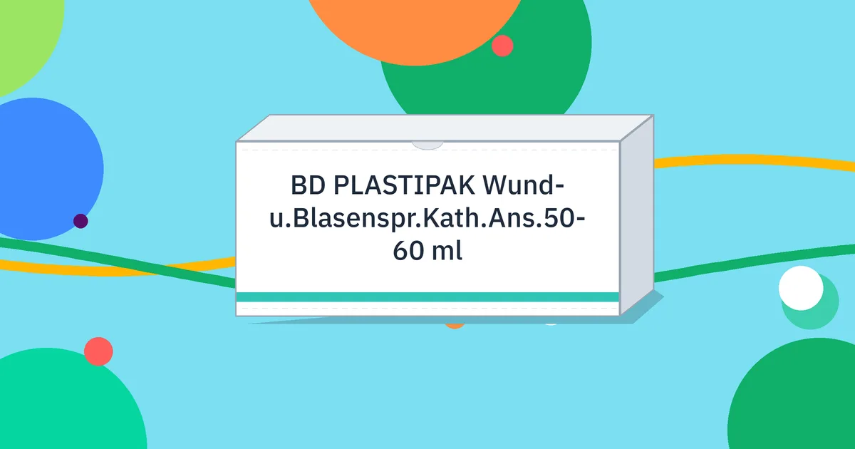 Symbolbild: Packung mit der Aufschrift BD PLASTIPAK Wund-u.Blasenspr.Kath.Ans.50-60 ml (PZN 19194403) – Verfügbarkeit und Bezug in Apotheken in Frankfurt am Main