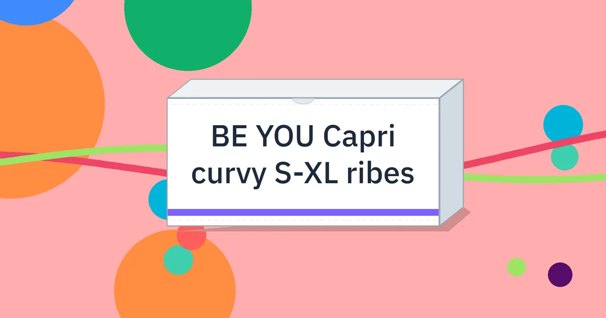 Symbolbild: Packung mit der Aufschrift BE YOU Capri curvy S-XL ribes (PZN 19722233) – Verfügbarkeit und Bezug in Apotheken in Frankfurt am Main