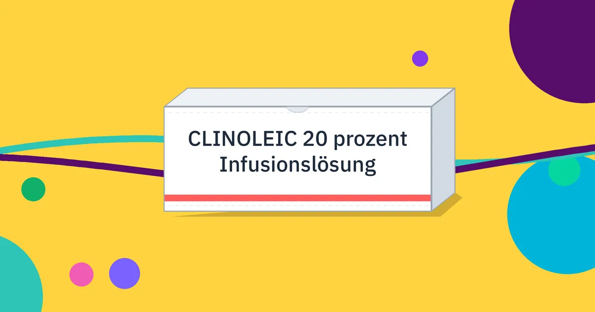 Symbolbild: Packung mit der Aufschrift CLINOLEIC 20 prozent Infusionslösung (PZN 02573869) – Verfügbarkeit und Bezug in Apotheken in Frankfurt am Main