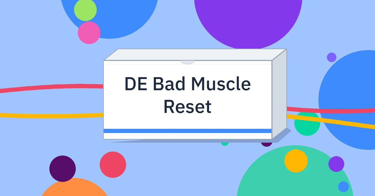 Symbolbild: Packung mit der Aufschrift DE Bad Muscle Reset (PZN 20317673) – Verfügbarkeit und Bezug in Apotheken in Frankfurt am Main