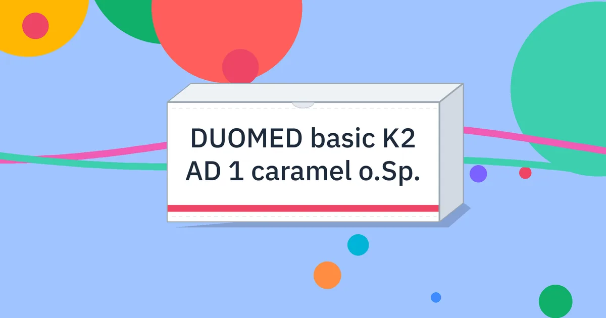 Symbolbild: Packung mit der Aufschrift DUOMED basic K2 AD 1 caramel o.Sp. (PZN 20906582) – Verfügbarkeit und Bezug in Apotheken in Frankfurt am Main