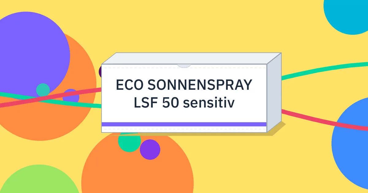 Symbolbild: Packung mit der Aufschrift ECO SONNENSPRAY LSF 50 sensitiv (PZN 14037509) – Verfügbarkeit und Bezug in Apotheken in Frankfurt am Main