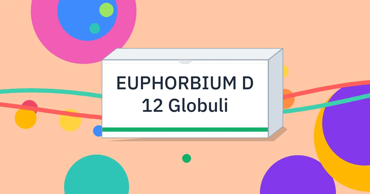 Symbolbild: Packung mit der Aufschrift EUPHORBIUM D 12 Globuli (PZN 00908478) – Verfügbarkeit und Bezug in Apotheken in Frankfurt am Main