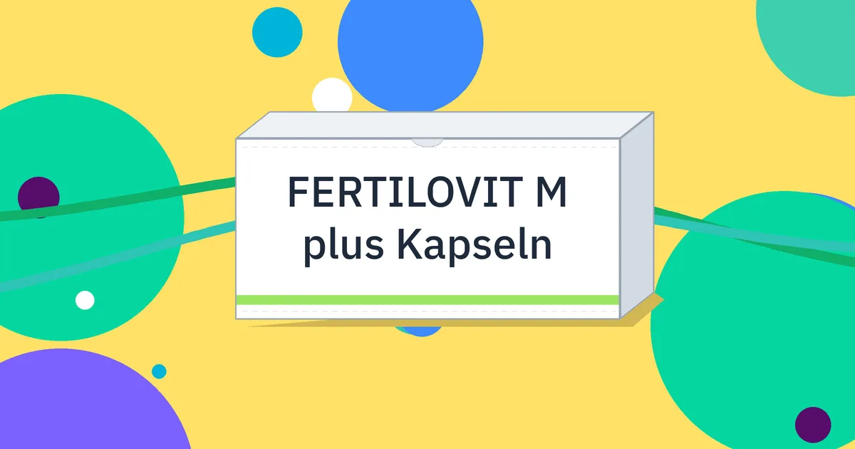 Symbolbild: Packung mit der Aufschrift FERTILOVIT M plus Kapseln (PZN 09235414) – Verfügbarkeit und Bezug in Apotheken in Frankfurt am Main